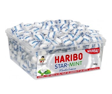 Bac de 750gr de Starmint Haribo - ALLOBONBONS.COM