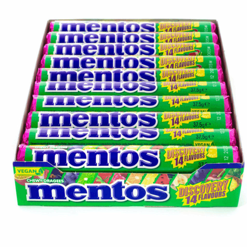 Display de 40 Rouleaux Mentos Discovery - ALLOBONBONS.COM